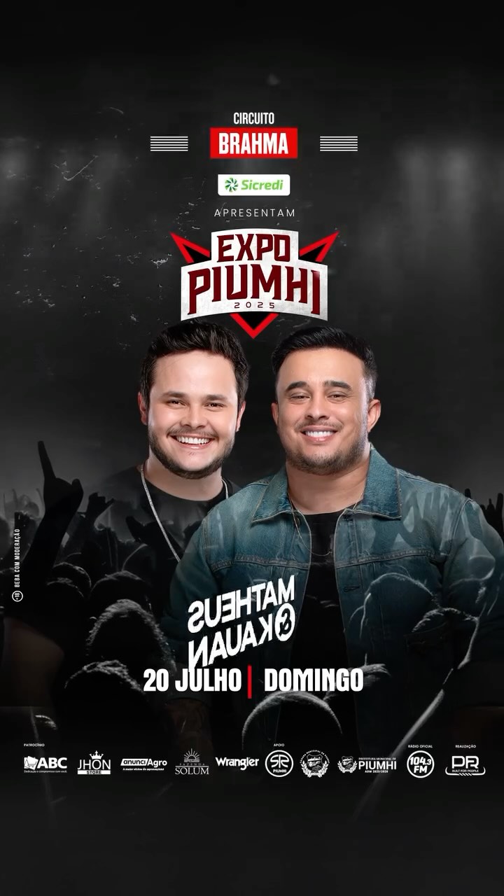 Expo Piumhi 2025 - Show Matheus e Kauan - Piumhi-MG