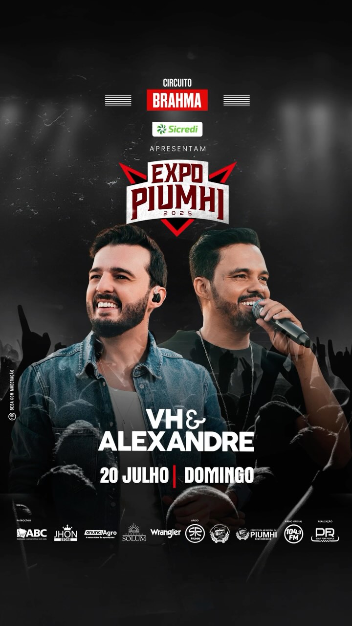 Expo Piumhi 2025 - Show Vh e Alexandreo - Piumhi-MG
