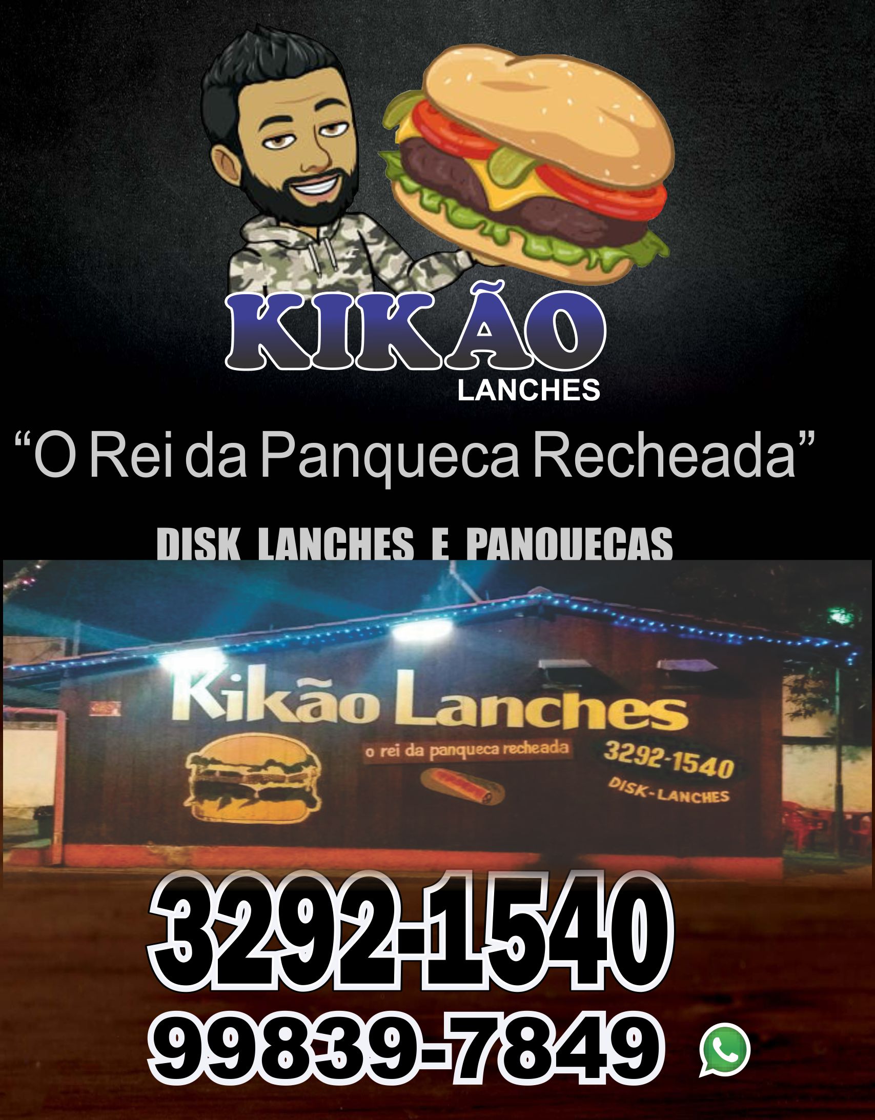 KIKÃO LANCHES, 3292-1540 - Click & Disk
